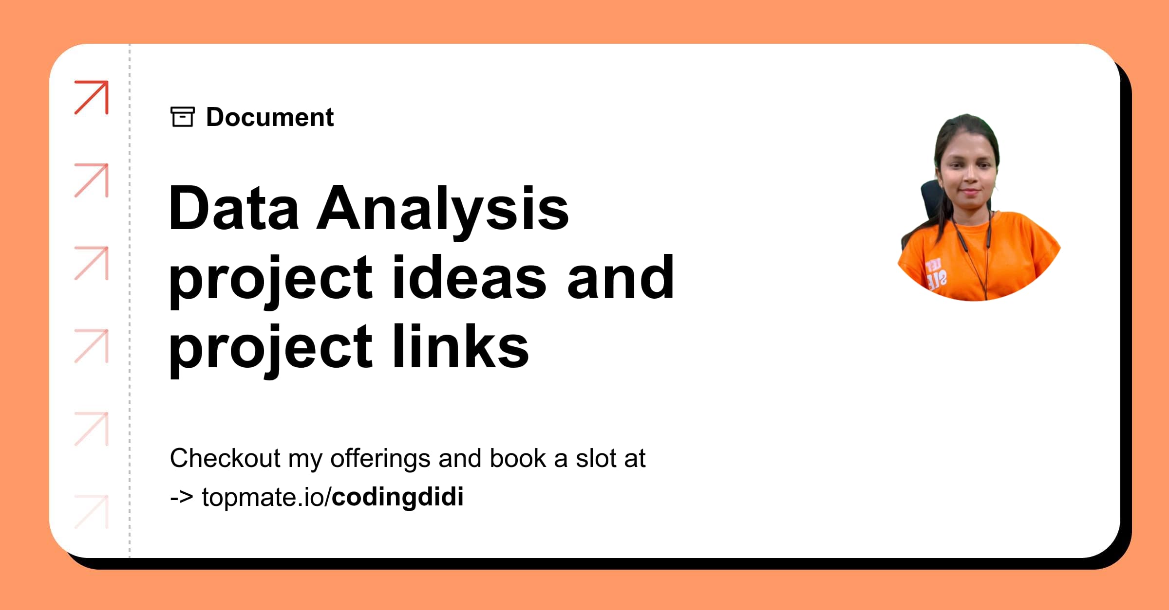 Data Analysis project ideas and project links with Codingdidi